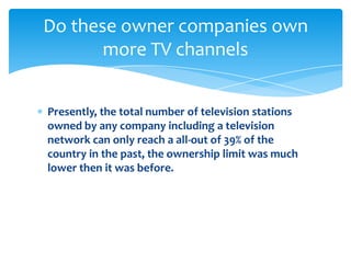 Commercial tv (broadcasting) by fateha | PPT