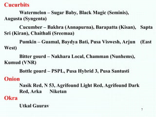 commercial vegetable cultivation different agroecosystem.ppt