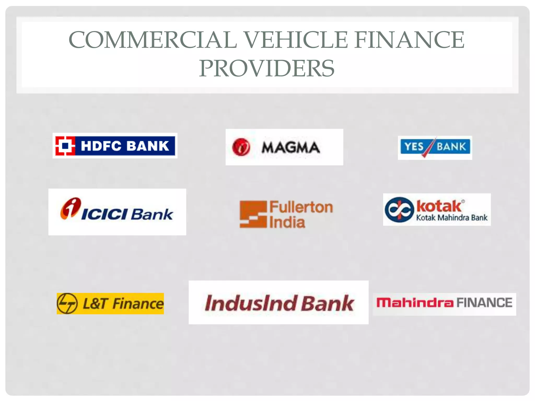 Commercial Vehicle Loan | PPTX