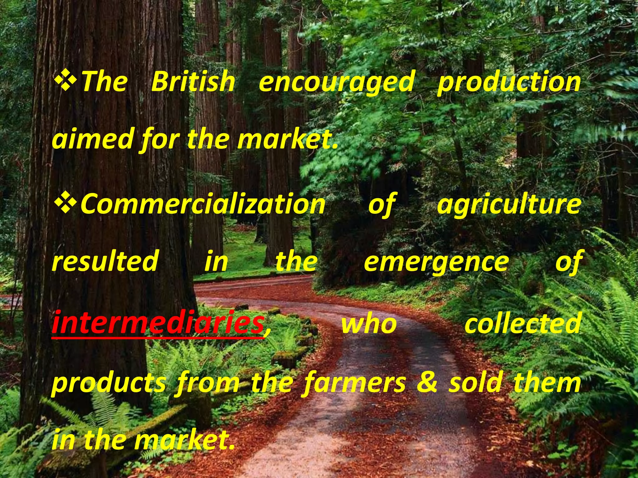 Commercilization of agriculture | PPSX