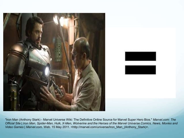 IRON MAN aka TONY STARK Power of Speech | PPT