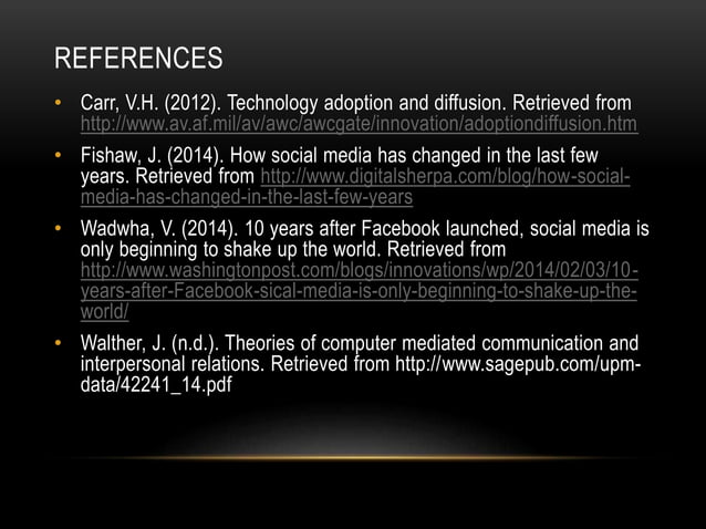 Comm final presentation | PPT