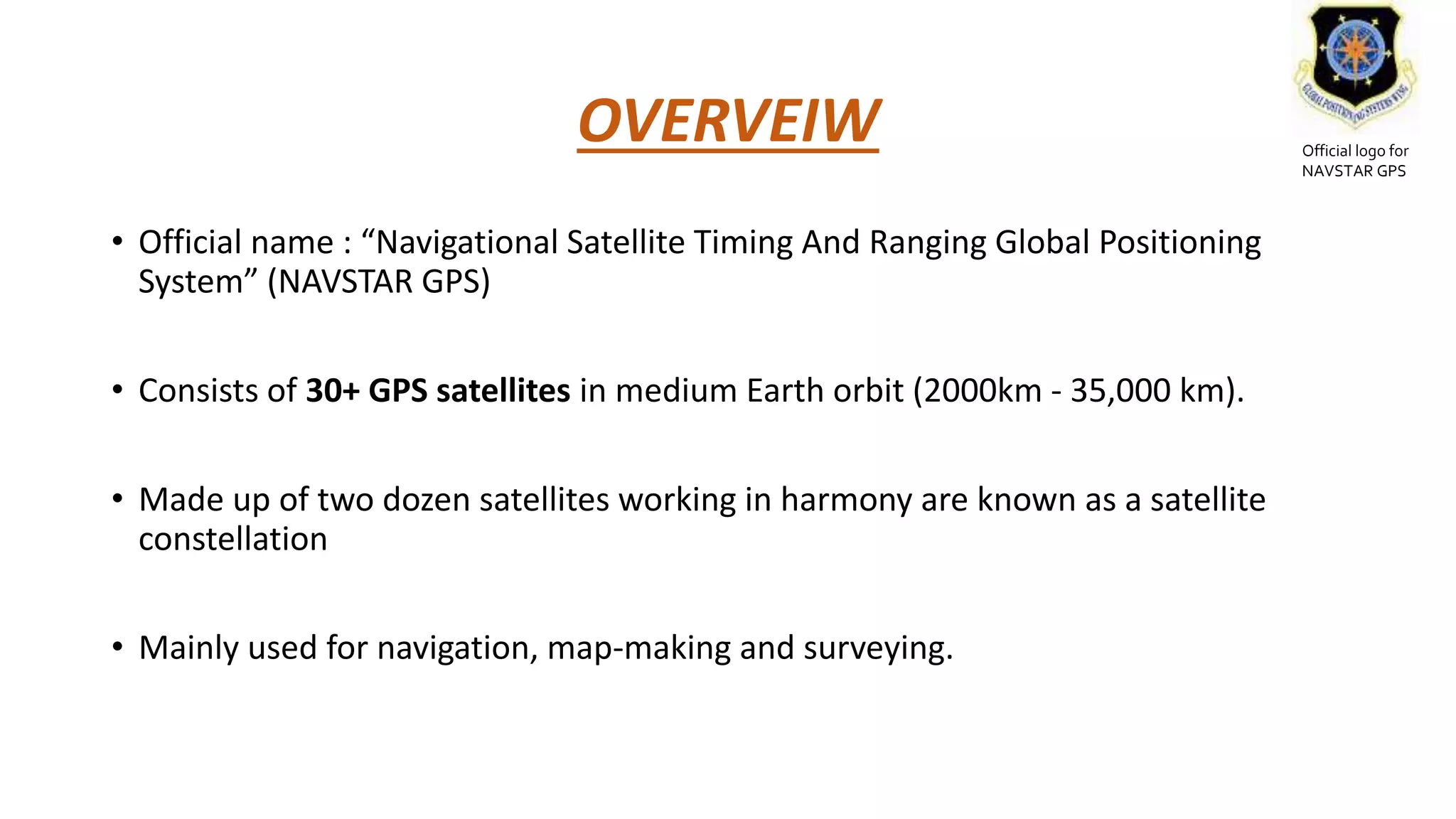 GPS ppt. | PPTX