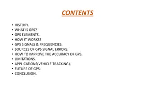 GPS ppt. | PPTX