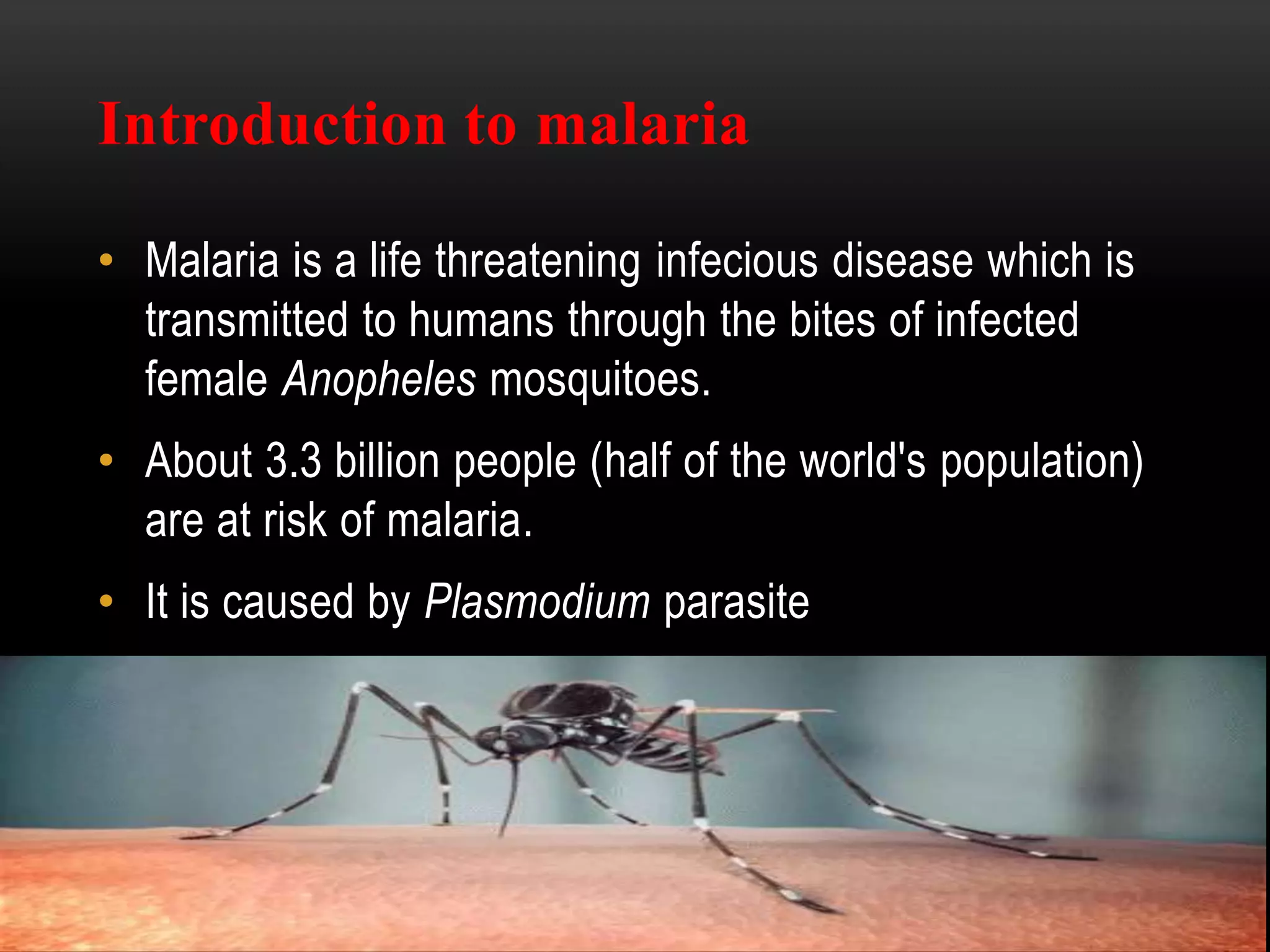 Communicable diseases malariya | PPTX