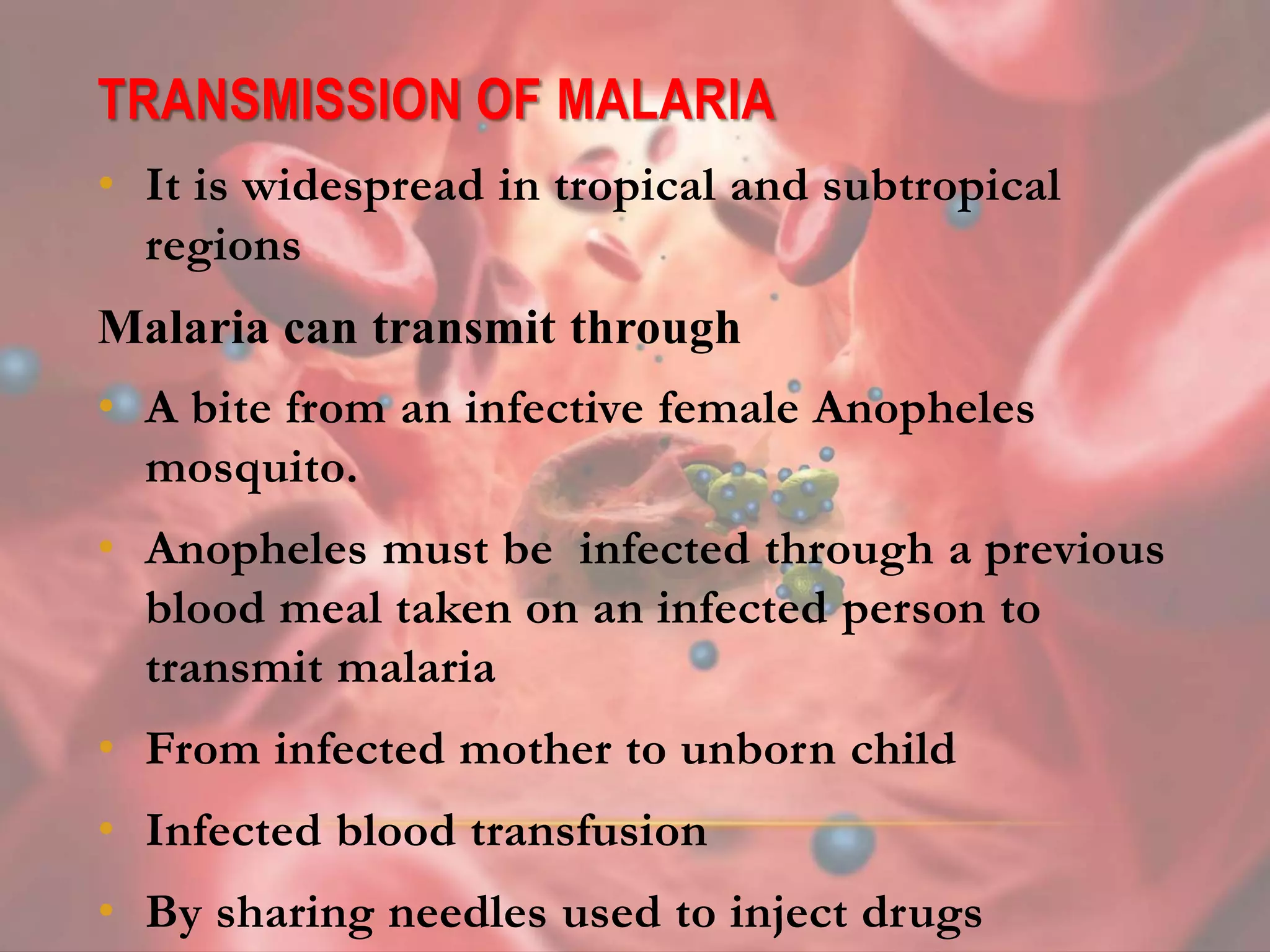 Communicable diseases malariya | PPTX