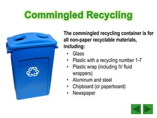 Commingled recycling | PPTX