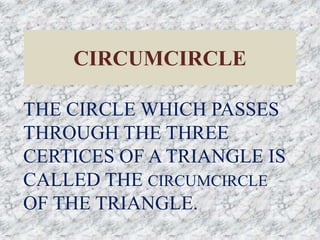 CIRCUMCIRCLE | PPT
