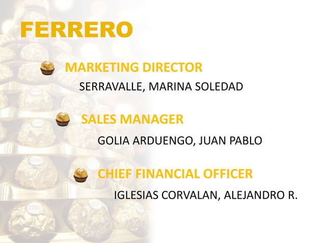Commission D - Ferrero | PPT