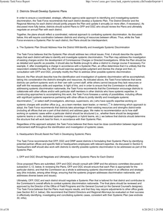 COMMISSIONER CHARGE - EEOC Systematic Task Force | PDF