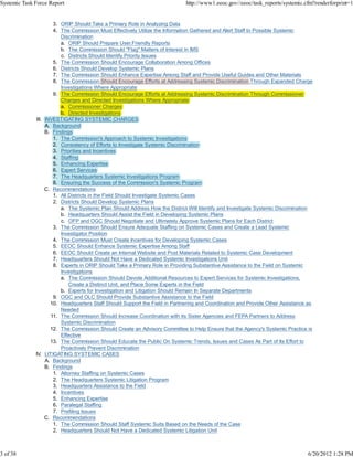 COMMISSIONER CHARGE - EEOC Systematic Task Force | PDF