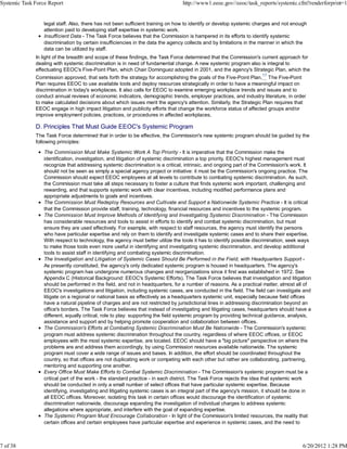 COMMISSIONER CHARGE - EEOC Systematic Task Force | PDF | Human ...