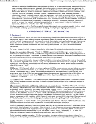 COMMISSIONER CHARGE - EEOC Systematic Task Force | PDF | Human ...