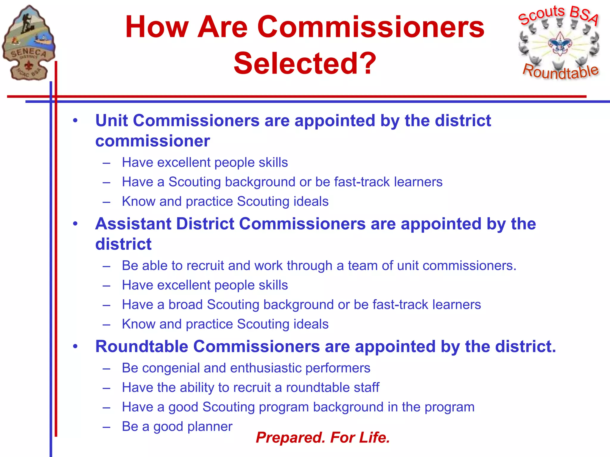 Commissioners | PPTX