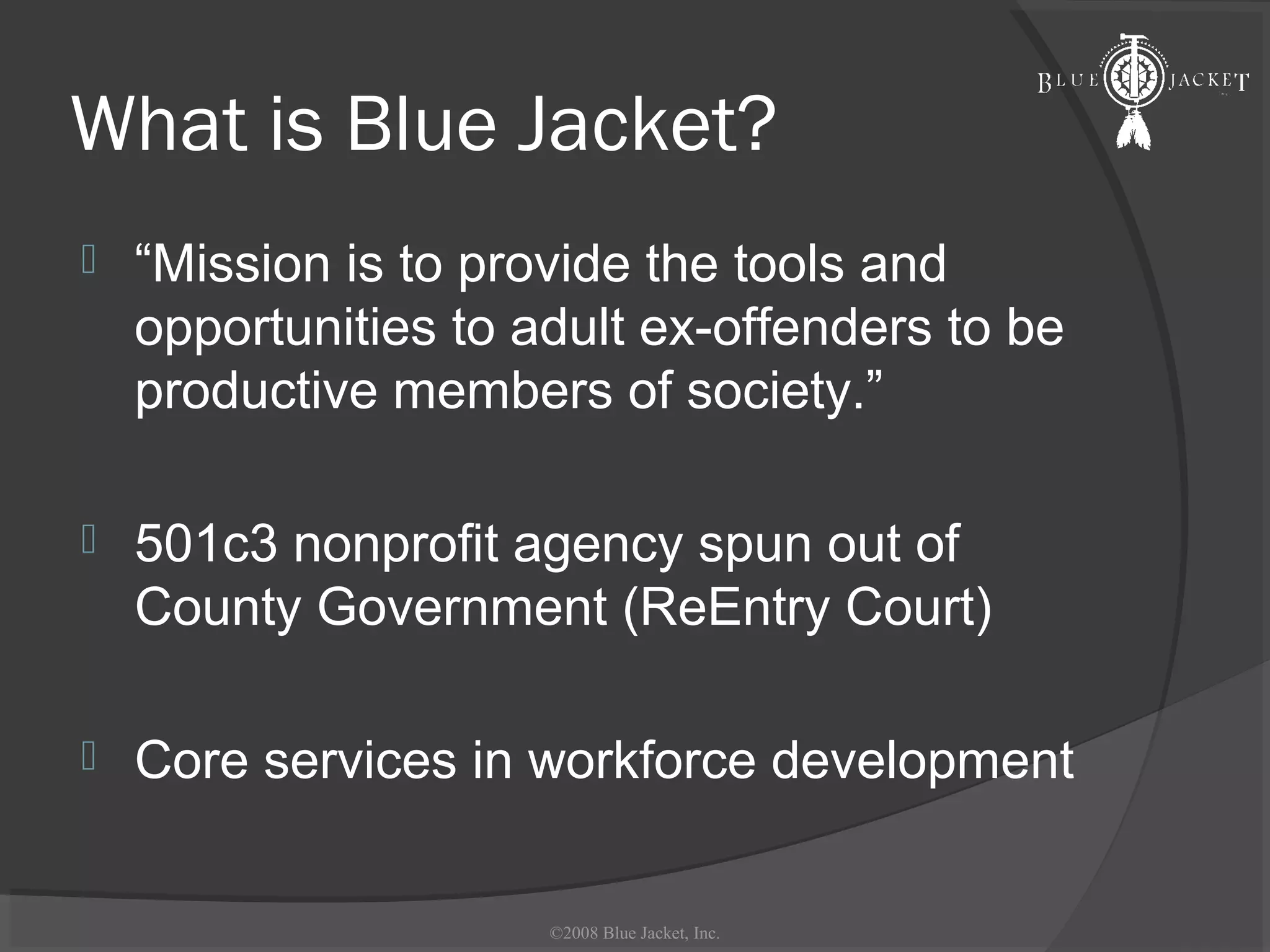 Blue Jacket Presentation | PPT