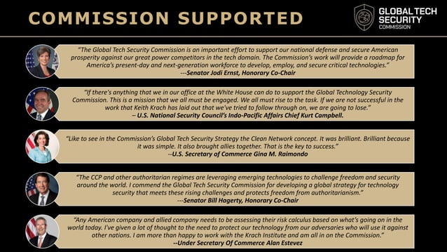 Global Tech Security Commissioner's Playbook