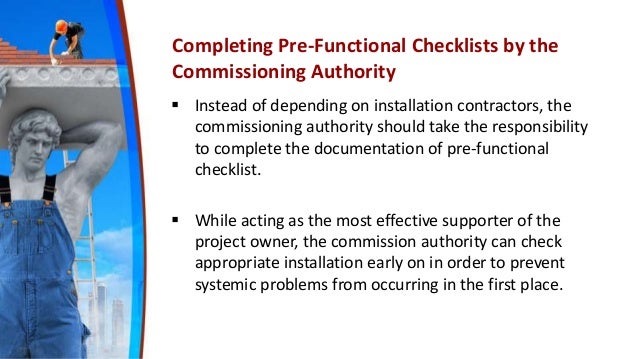 Commissioning-Specific Best Practices during the Construction Phase | PPT