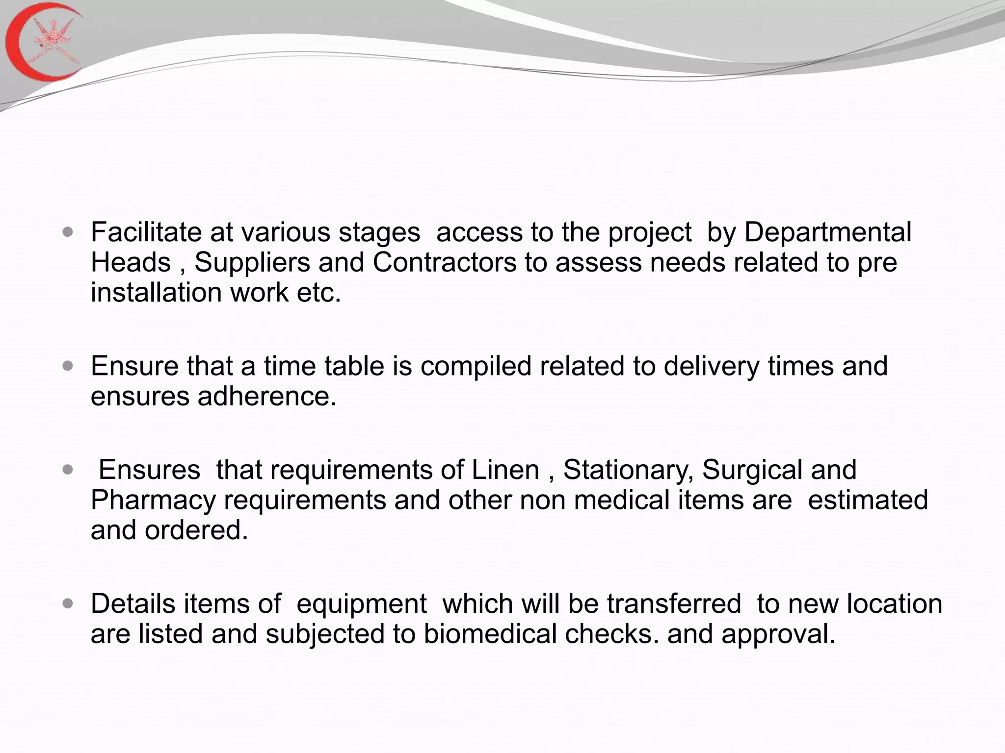 Commissioning of New Hospital | PPT