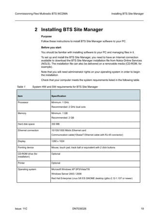 Commissioning flexi multiradio_bts_wcdma | PDF