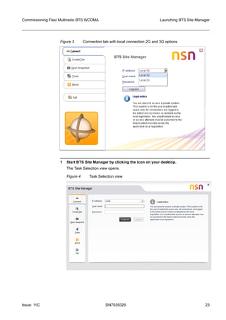 Commissioning flexi multiradio_bts_wcdma | PDF