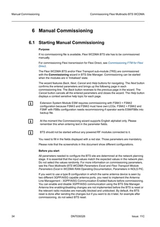 Commissioning flexi multiradio_bts_wcdma | PDF
