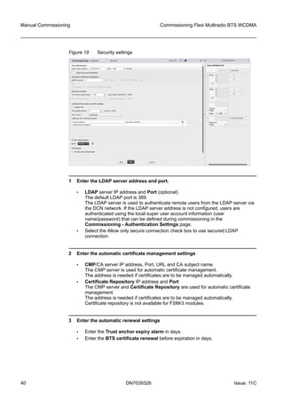 Commissioning flexi multiradio_bts_wcdma | PDF