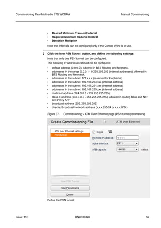 Commissioning flexi multiradio_bts_wcdma | PDF