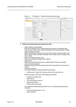 Commissioning flexi multiradio_bts_wcdma | PDF