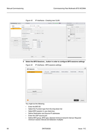 Commissioning flexi multiradio_bts_wcdma | PDF