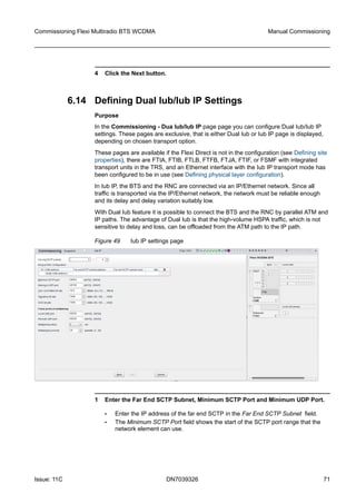 Commissioning flexi multiradio_bts_wcdma | PDF