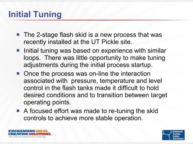 Commissioning highly interactive process an approach for tuning control ...