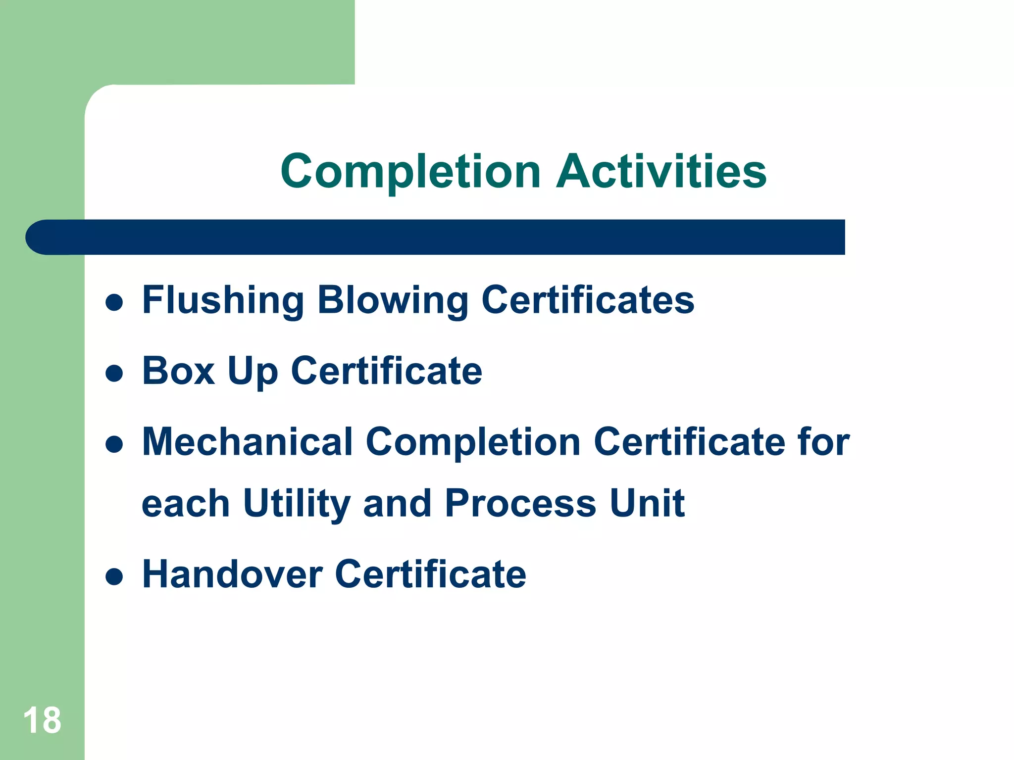 Commissioning & Interface With Engineering | PPTX