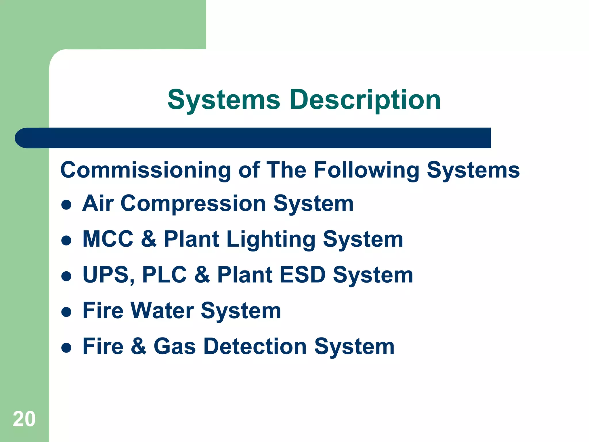 Commissioning & Interface With Engineering | PPTX