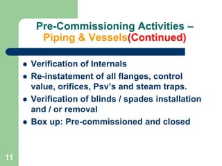 Commissioning & Interface With Engineering | PPTX