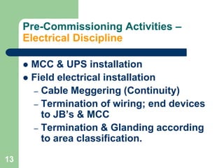 Commissioning & Interface With Engineering | PPTX