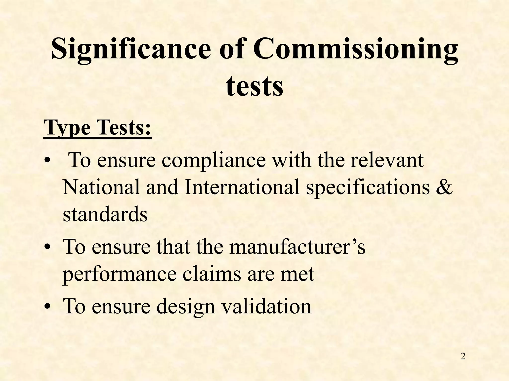 Commissioning of Electrical Equipment or systems.ppt