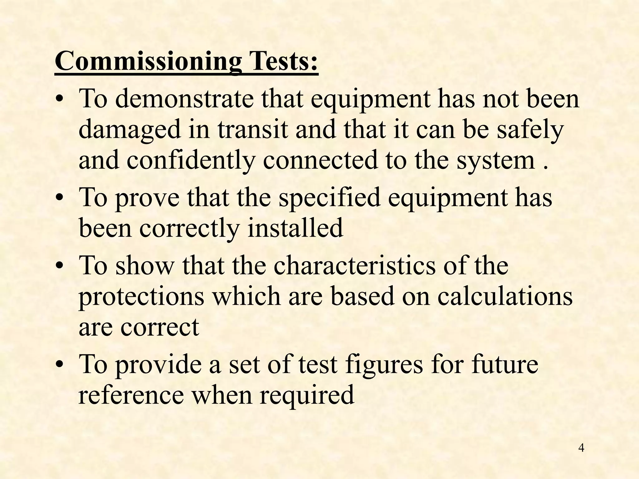 Commissioning of Electrical Equipment or systems.ppt