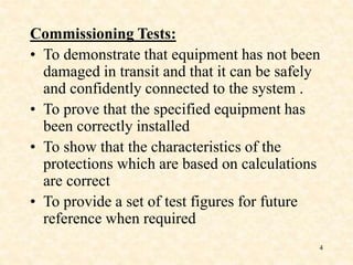 Commissioning of Electrical Equipment or systems.ppt