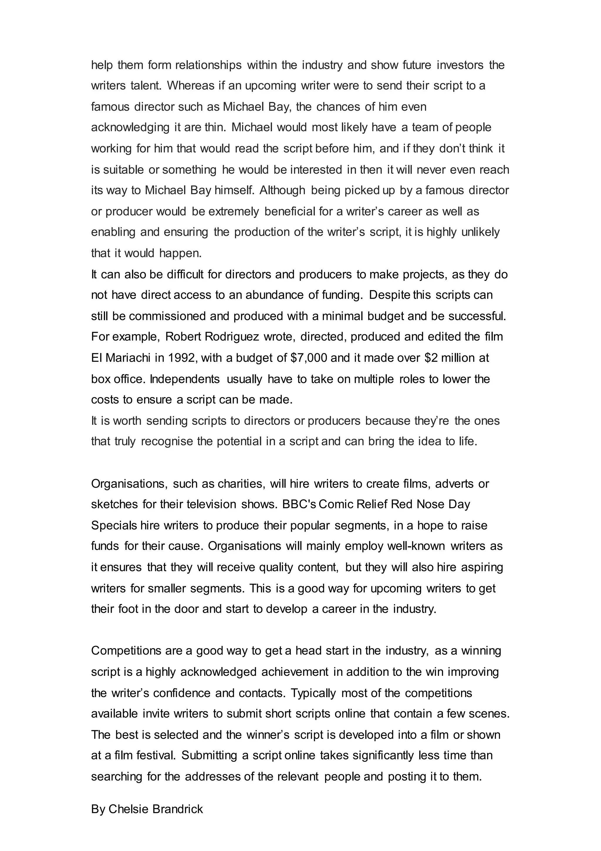 Commissioning Process Essay – Unit 24 | DOCX