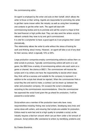 Commissioning Process Essay – Unit 24 | DOCX