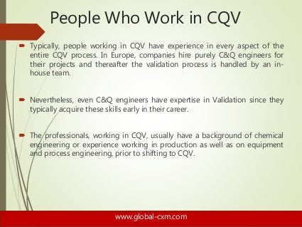 Commissioning, Qualification & Validation Services | PPTX