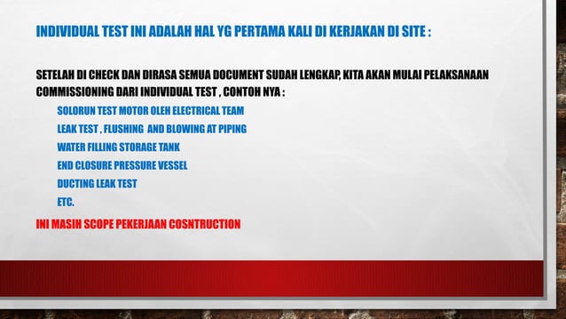 Commissioning R1.pptx contoh commisioning power plant | PPTX | Civil ...