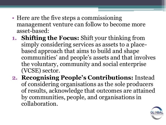 Commissioning to Facilitate Community Building & Development | PPTX