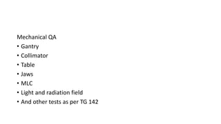 Commissionin of medical linear accelerator | PDF