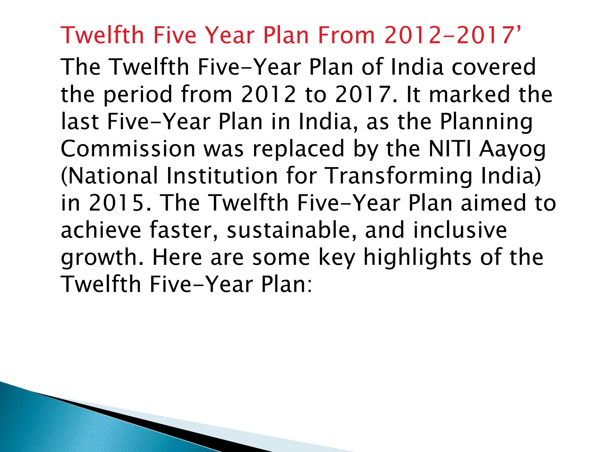 Commission on Health and Five year Plan.pptx
