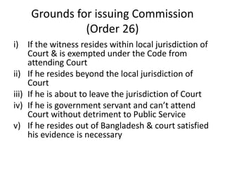 Commission order 26 | PPTX