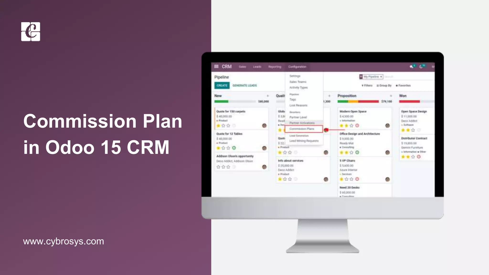 Commission Plan in Odoo 15 CRM | Odoo 15 Enterprise Editio | PPTX