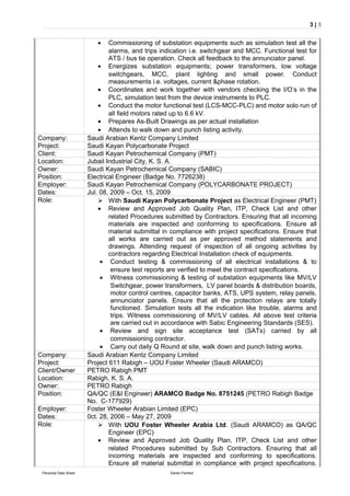 Commission resume | PDF