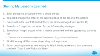 Commission Tracking: Automate Using Process Builder, Formulas and Workflows | PDF