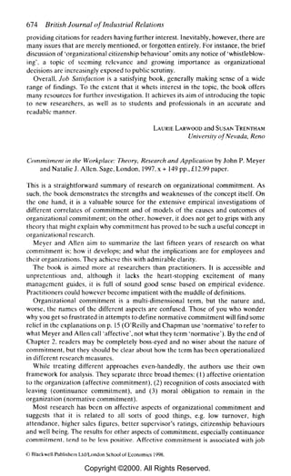 Organizational Behavior | PDF